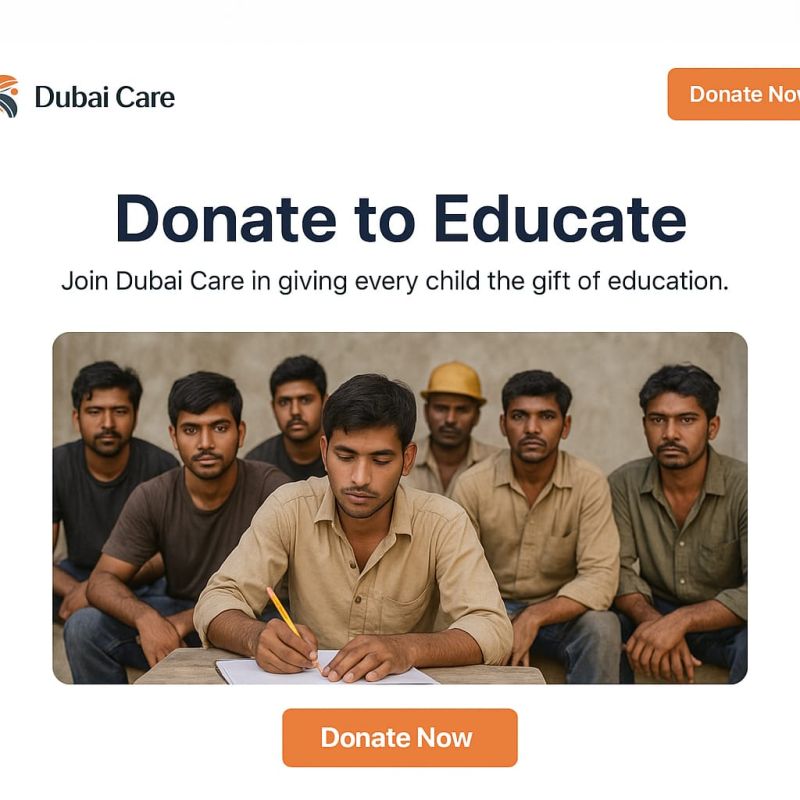 Help Change a Life Through Education | Dubai Cares Crowdfunding